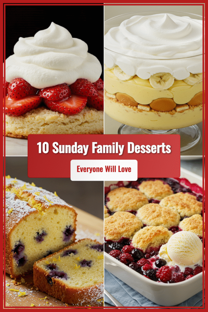 10 Irresistible Sunday Family Dessert Ideas Everyone Will Love ...