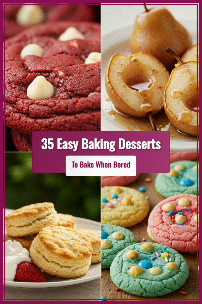 35 Easy Baking Desserts To Bake When You’re Bored – Flavorly Bites